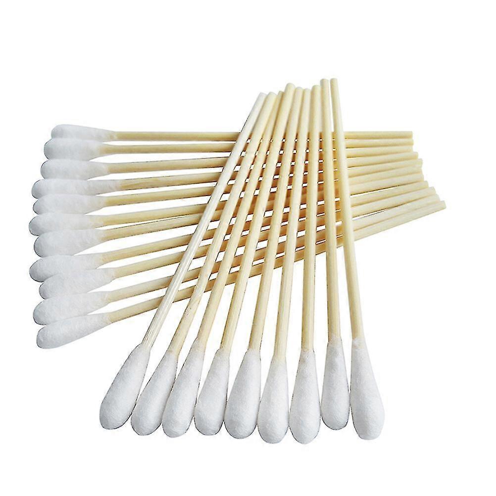 200pcs 6 Inch Swabs Cotton Stick Swab Clean Room Dedicated Wipe Cotton ...