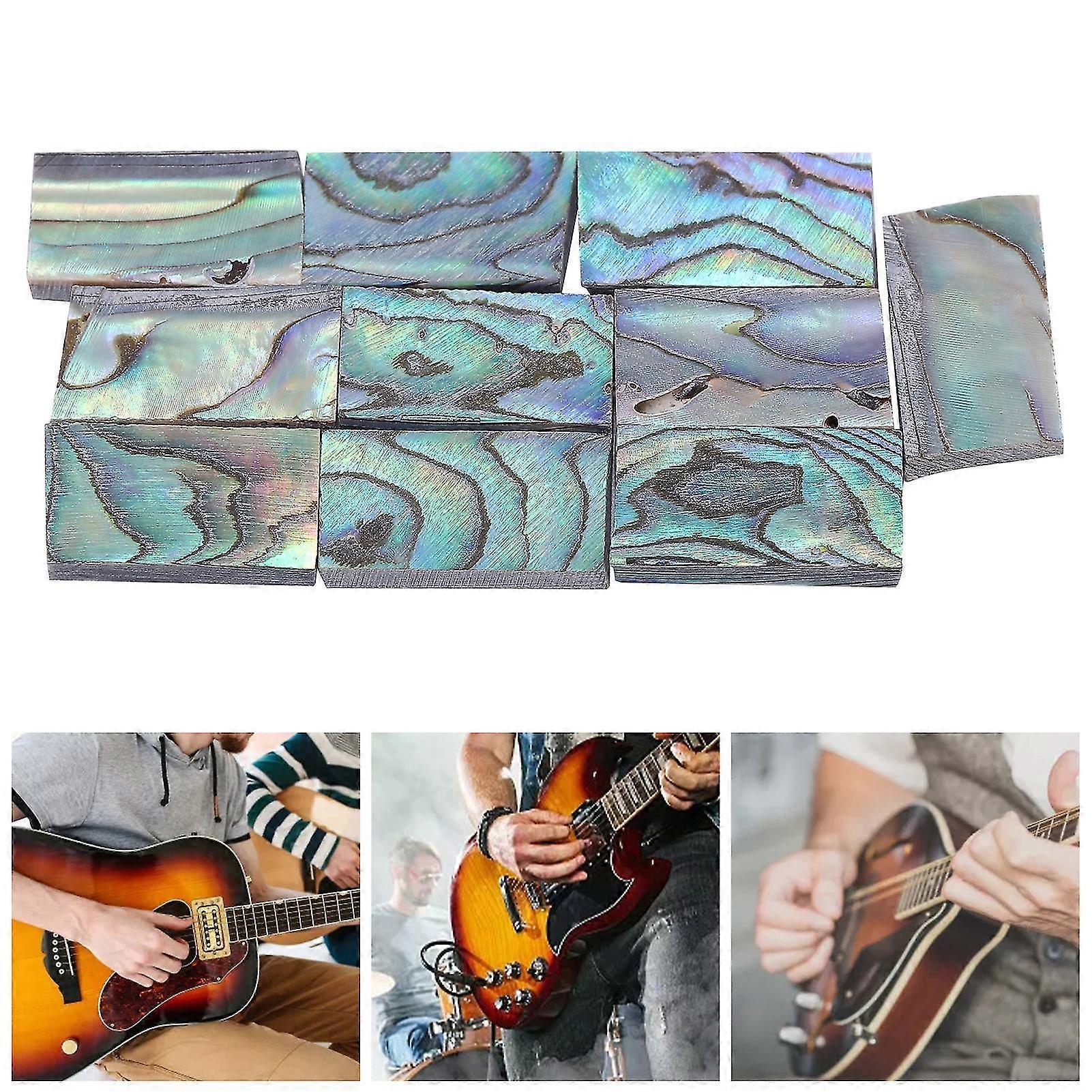 10pcs Abalone Shell Inlay Natural Guitars Inlay Material Guitar ...