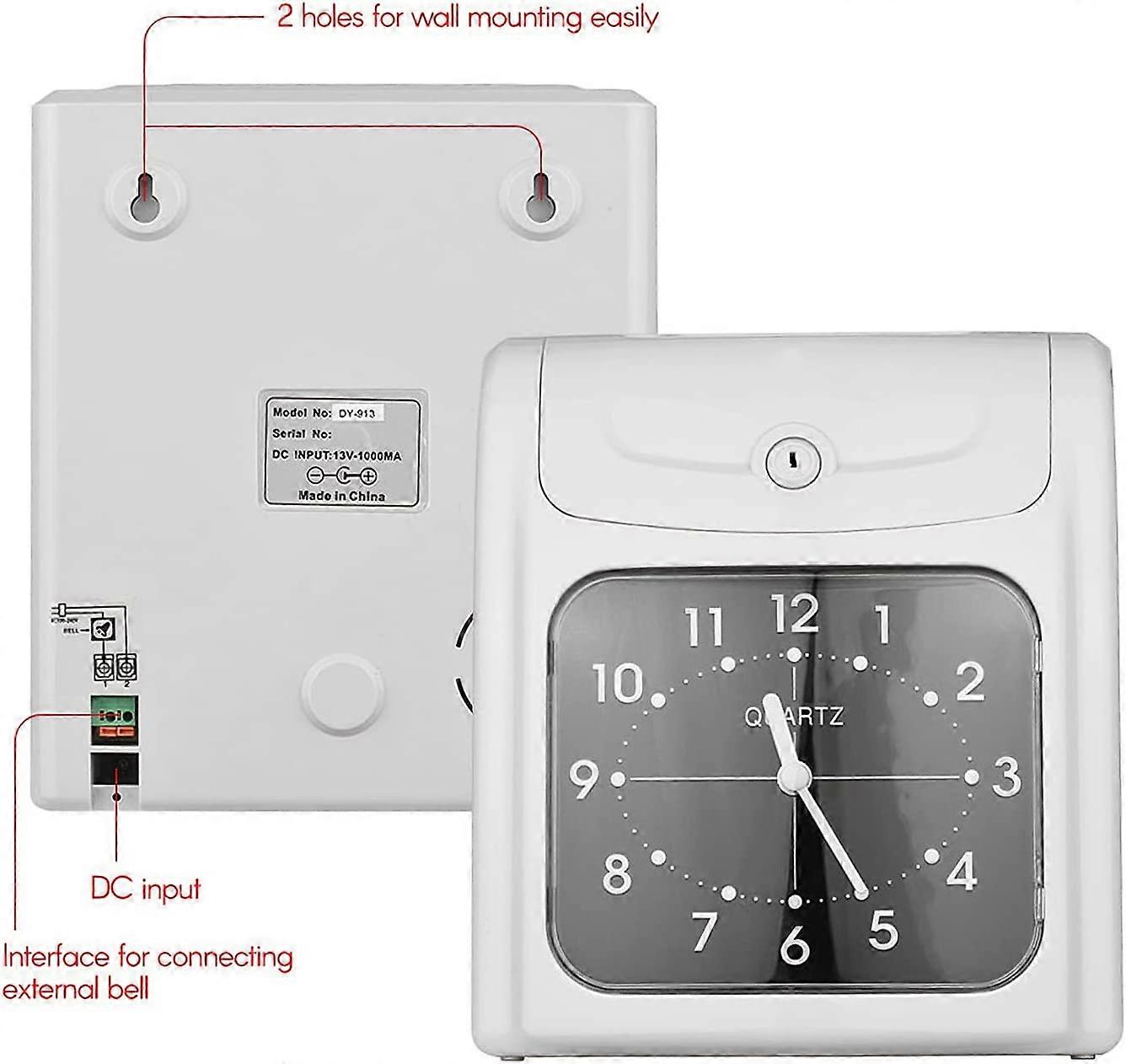 Electronic Time Clock LED Display Dual Colors Printing with Built-in ...