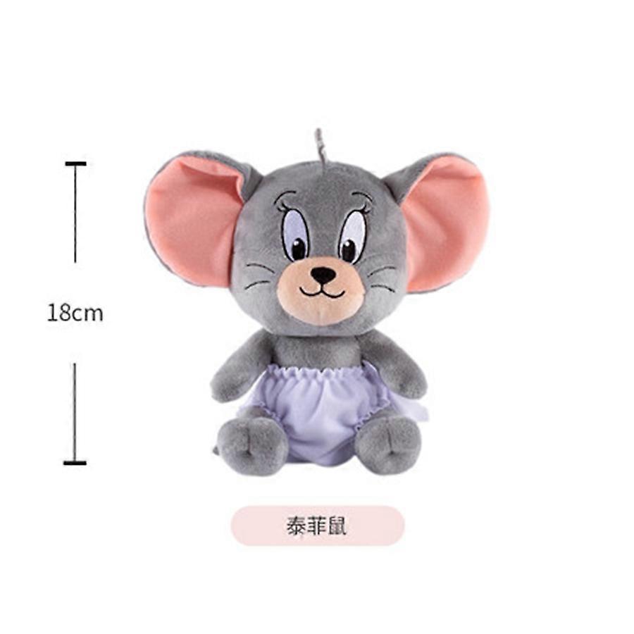 HaKeLai Chibi Tom And Jerry Plush Toy Cartoon Movie Tuffy Nibbles Cat ...