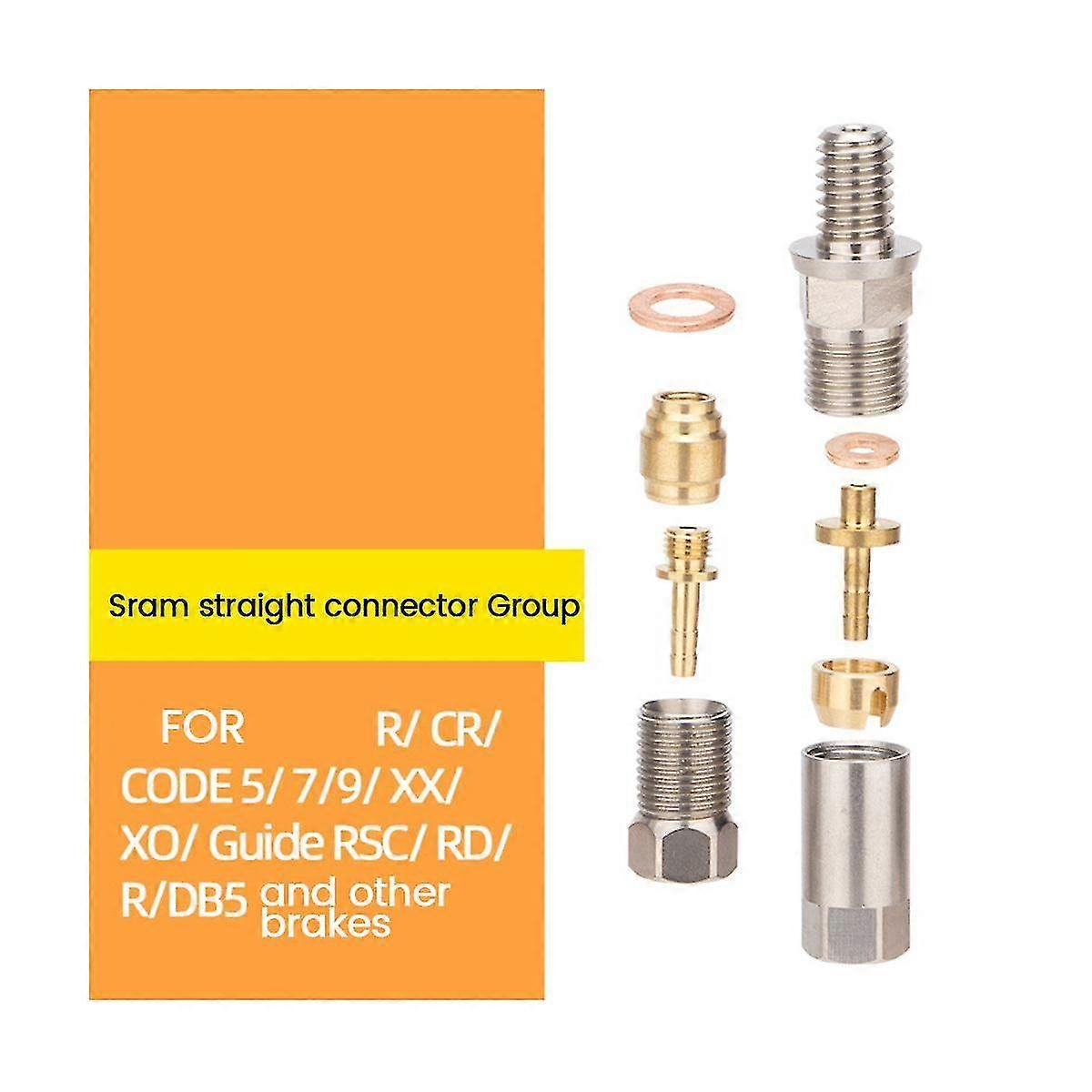 Bike Hydraulic Disc Brake Connector for SRAM Pass-Through Bicycle Brake ...