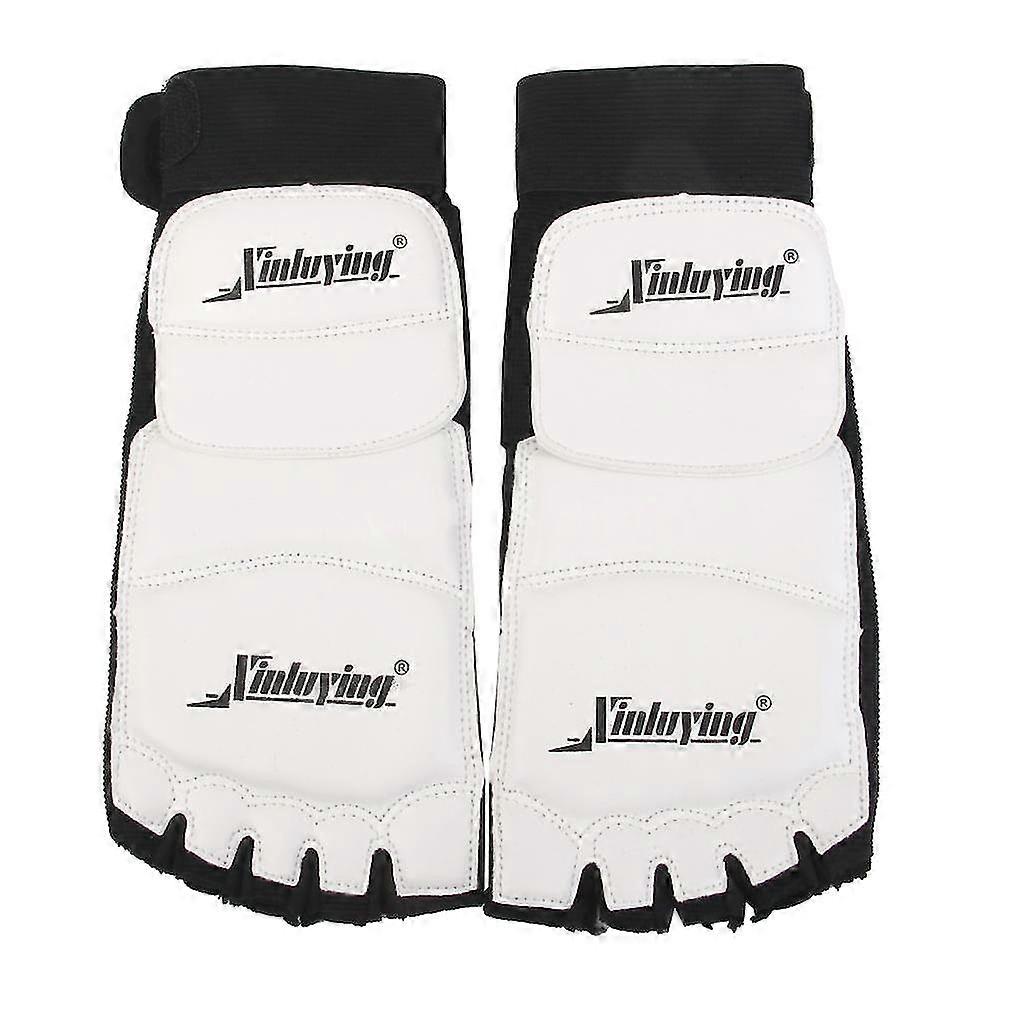 1 Pair Taekwondo Foot Protector Karate Boxing Martial Arts Sparring ...
