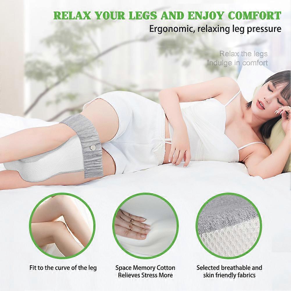 Orthopedic Knee Pillow for Side Sleeper Ergonomic Dual Concave Design ...