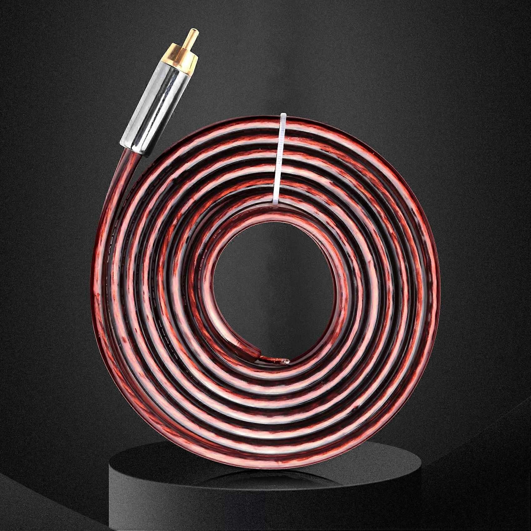 RCA Speaker Cable Bare Wire Speaker Wire to RCA Plug, Replace RCA Plug ...