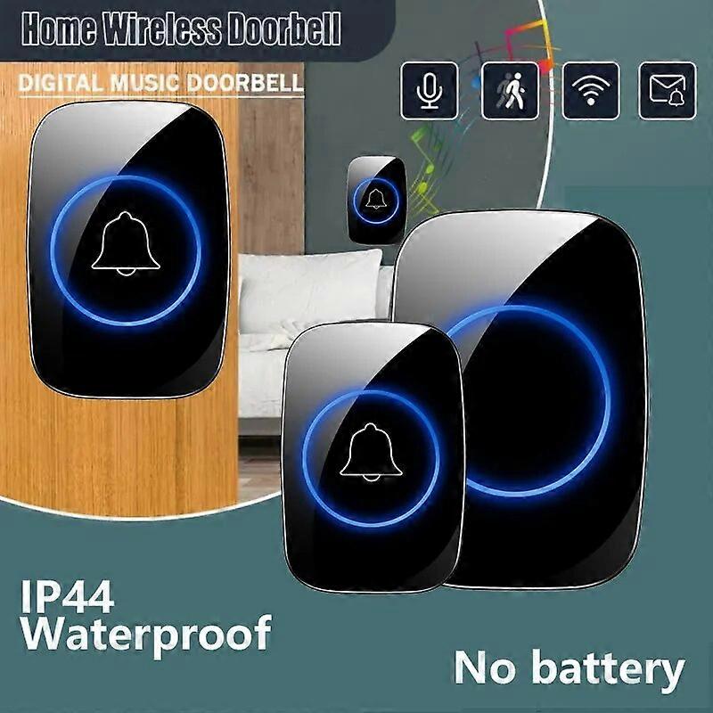 New Home Welcome Doorbell Intelligent Wireless Doorbell Waterproof 150M ...