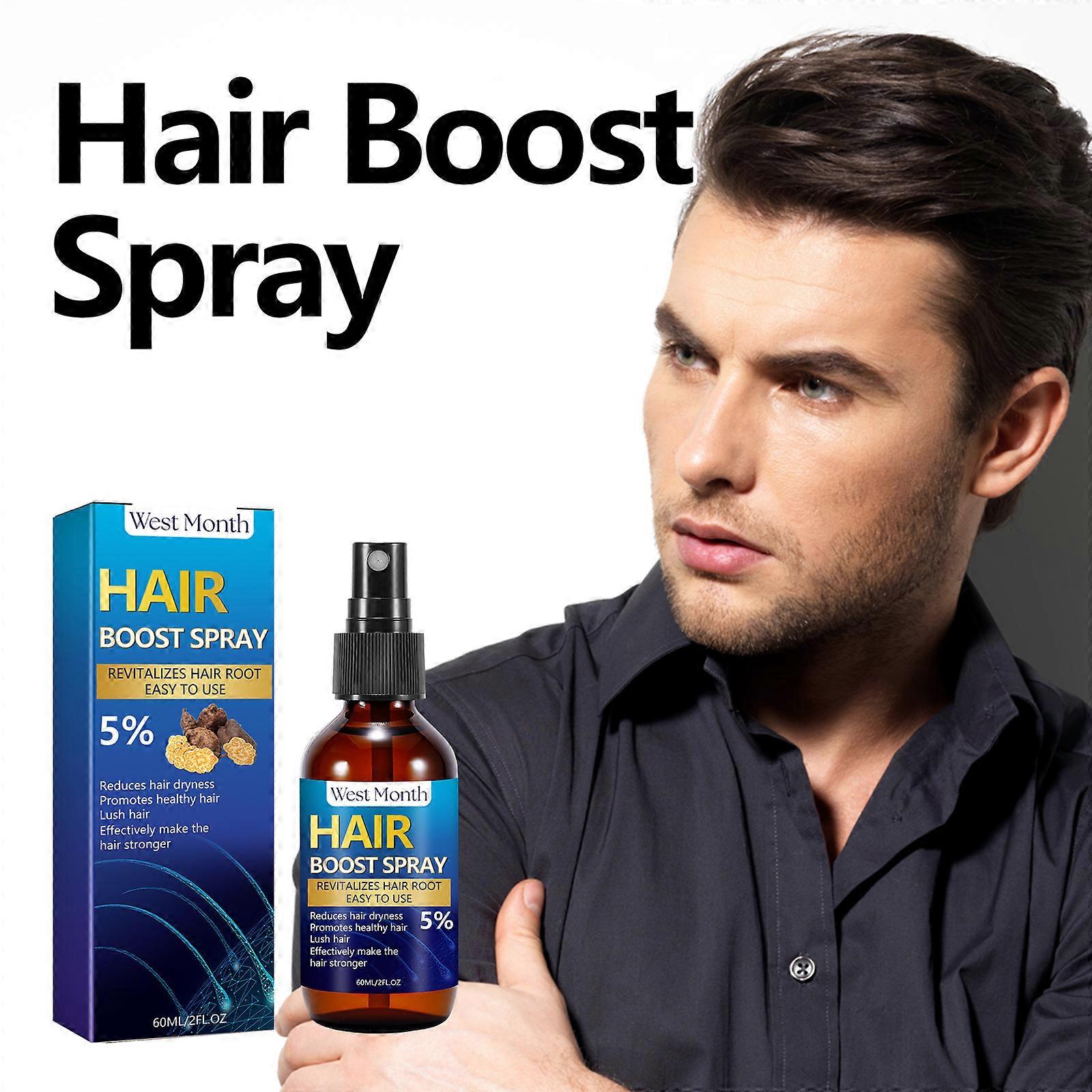 60ml Hair Boost Spray, Hair Growth Spray, Hair Regrowth Treatment Serum ...