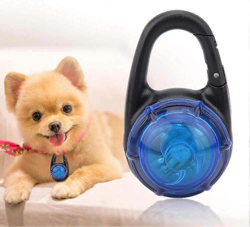 LED Pet Dog Luminous Night Walking Light Safety Pendant Dog Necklace ...