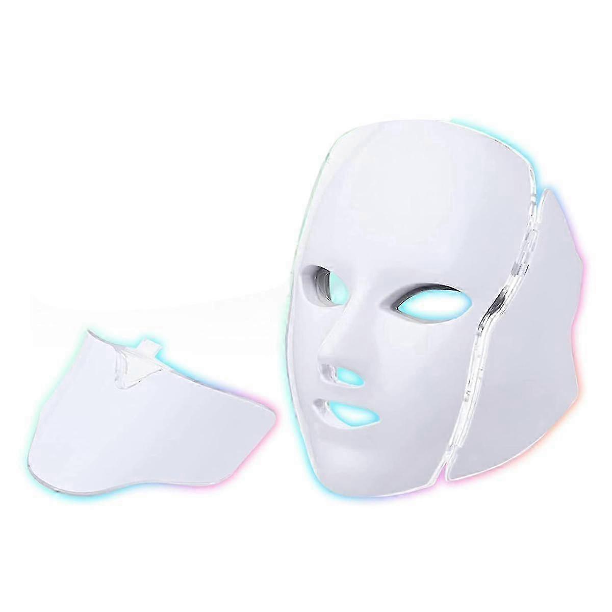 2026 new Blue Red Light Therapy Mask for Face, 7 Colors LED Face Mask ...