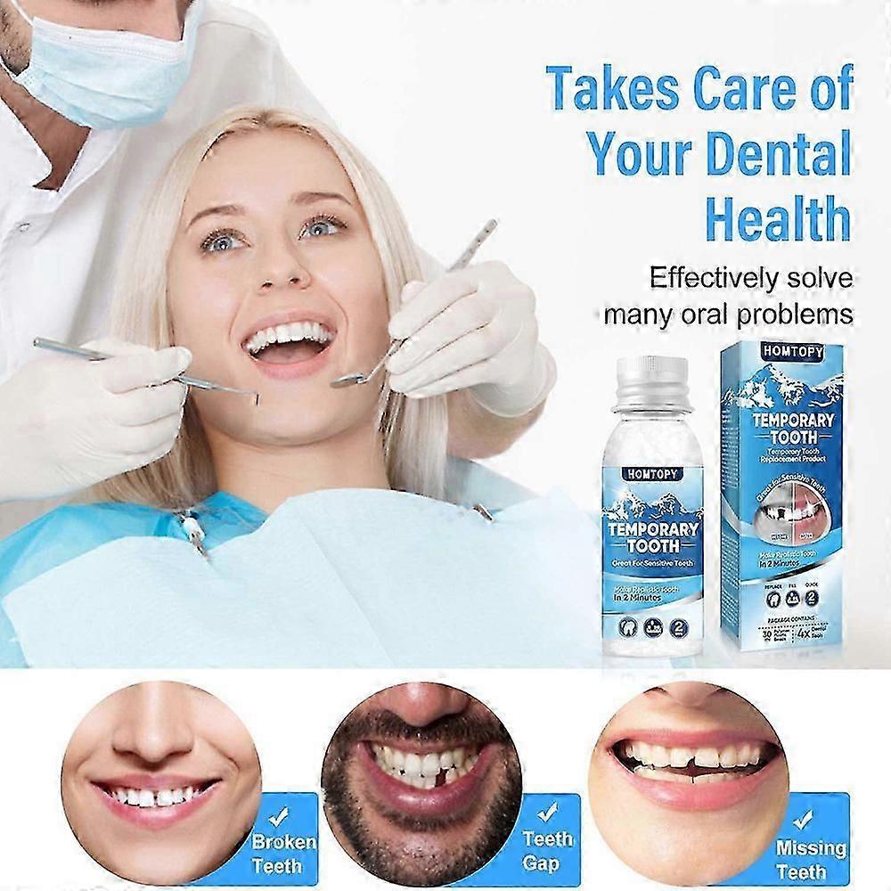 Tooth Filling Repair Kit, Temporary Teeth Filler with 4 Dental Tools ...