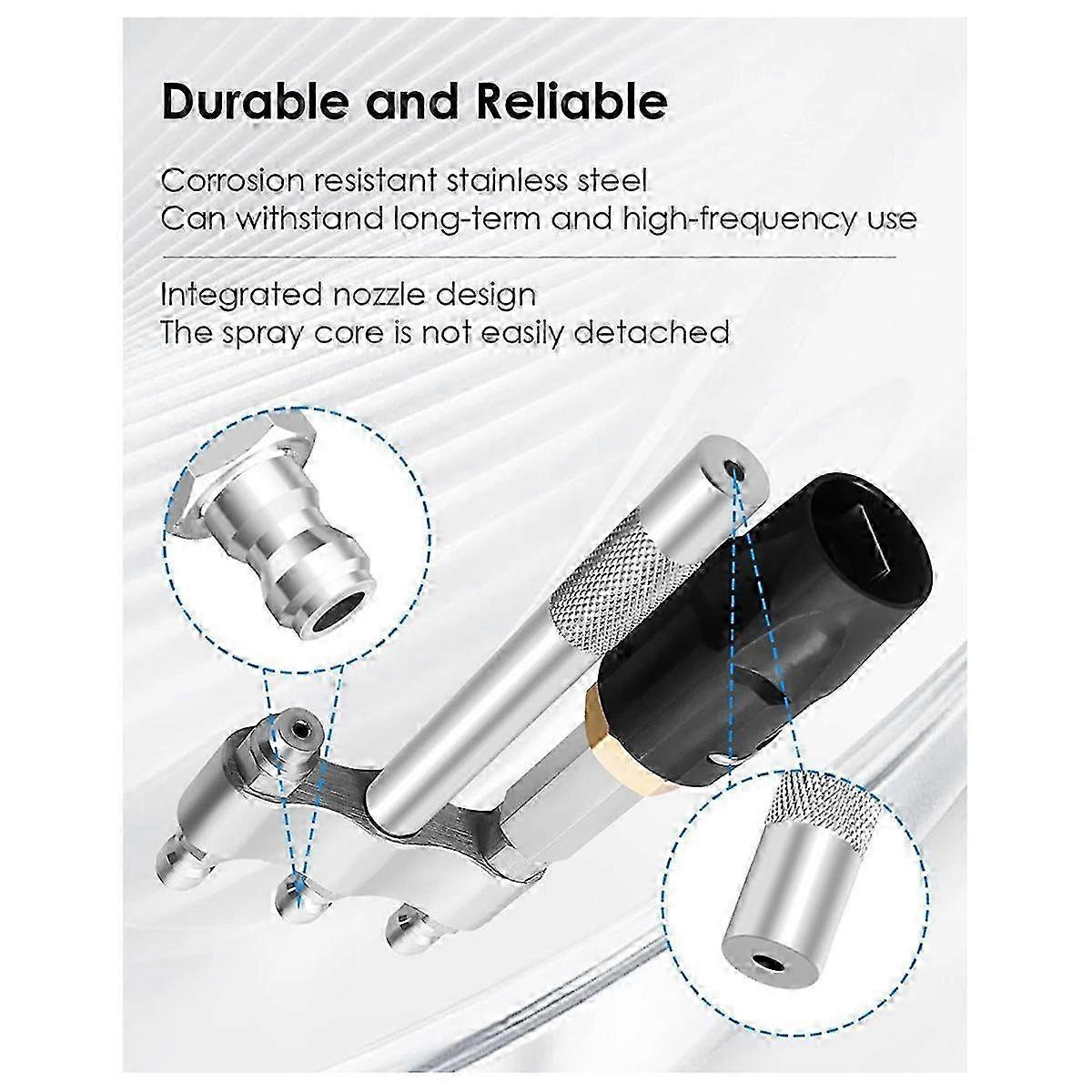 Chemical Tip M5 Twist Nozzles, Long Range Chemical for 3-7 GPM, 1/4 ...