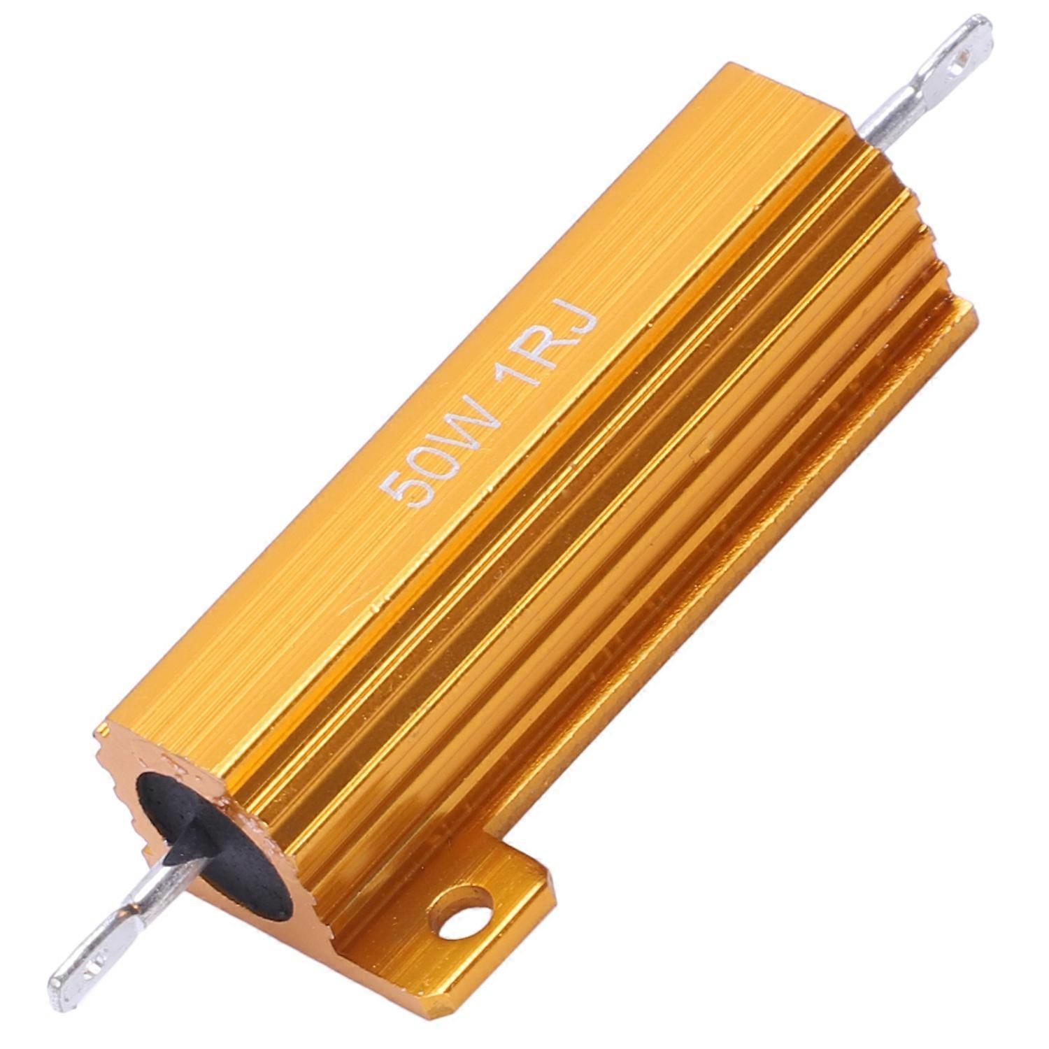 Screw Tab Wirewound Aluminium Resistor 1 Ohm 5% 50 Watt | Fruugo UK