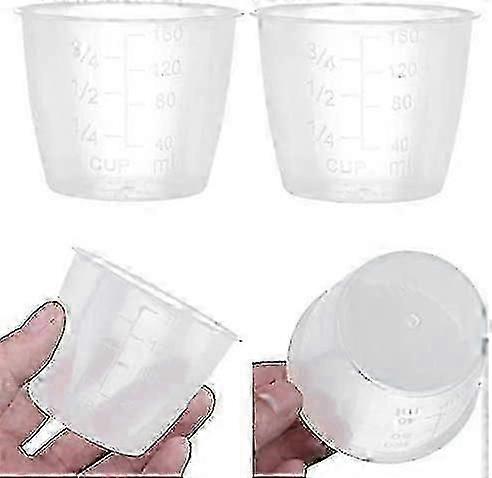 Plastic Transparent Graduated Measuring Cups Rice Measuring Cups ...