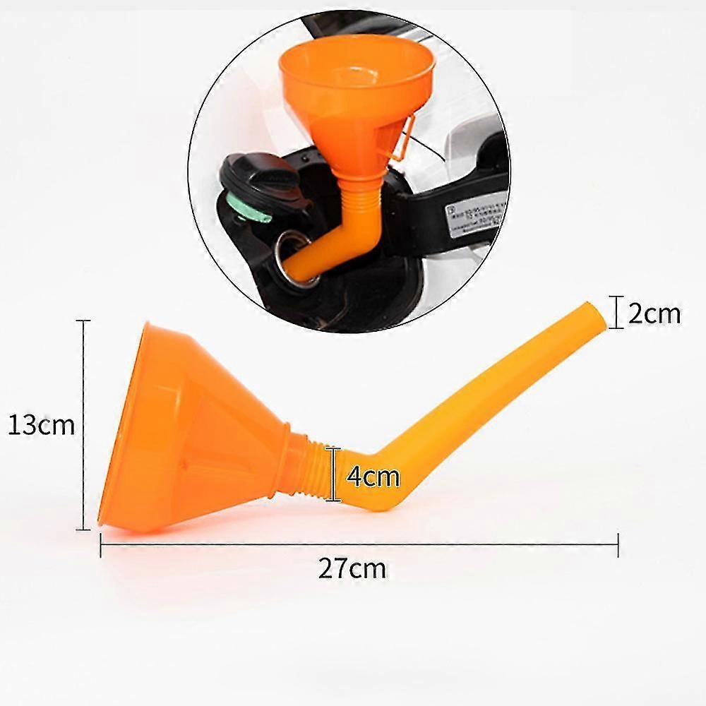 Petrol Funnel Flexible Detachable Car Oil Gasoline Funnel with Fuel ...