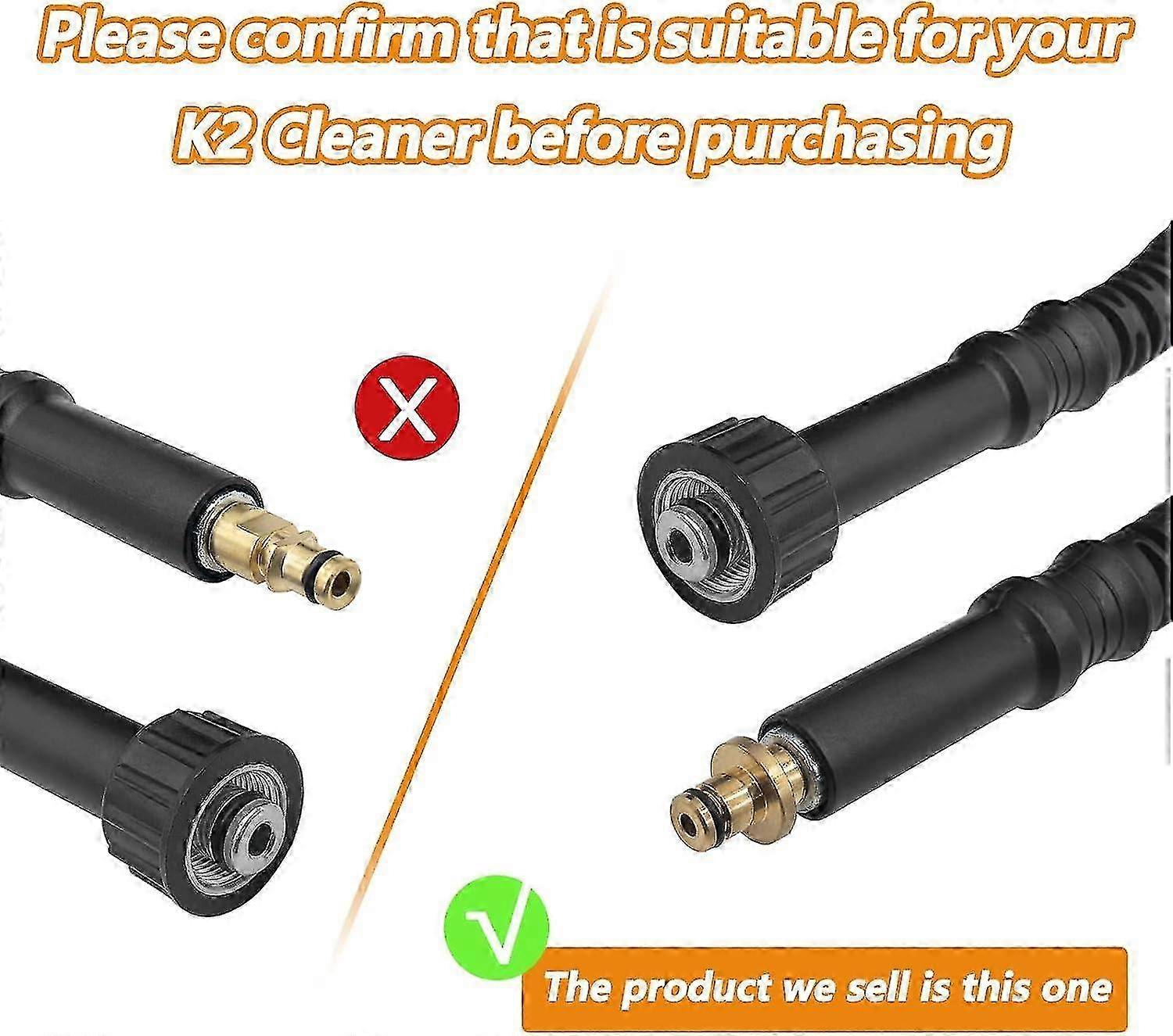 Karcher K2 Old Model Pressure Washer Hose 6m with M22 14mm Connector | Fruugo UK