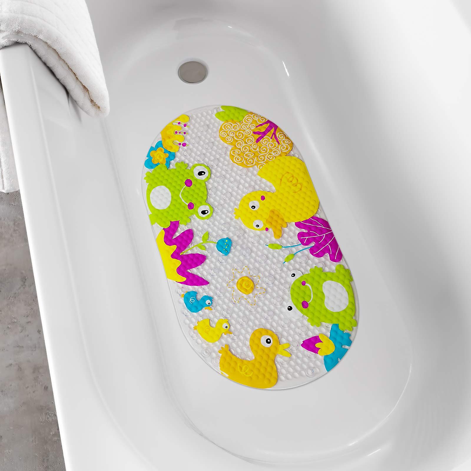 Childrens Bathtub Mat, Baby Non Slip Bath Mat Anti Mould Nippers Safety ...