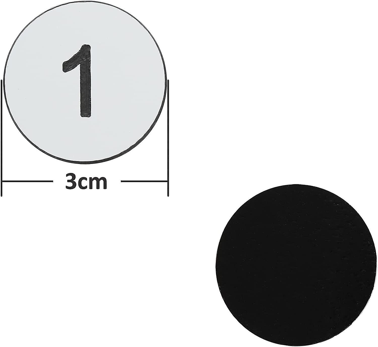 Plastic Number Tags Engraved Numbered Tags Id Tags Key Tags Without ...