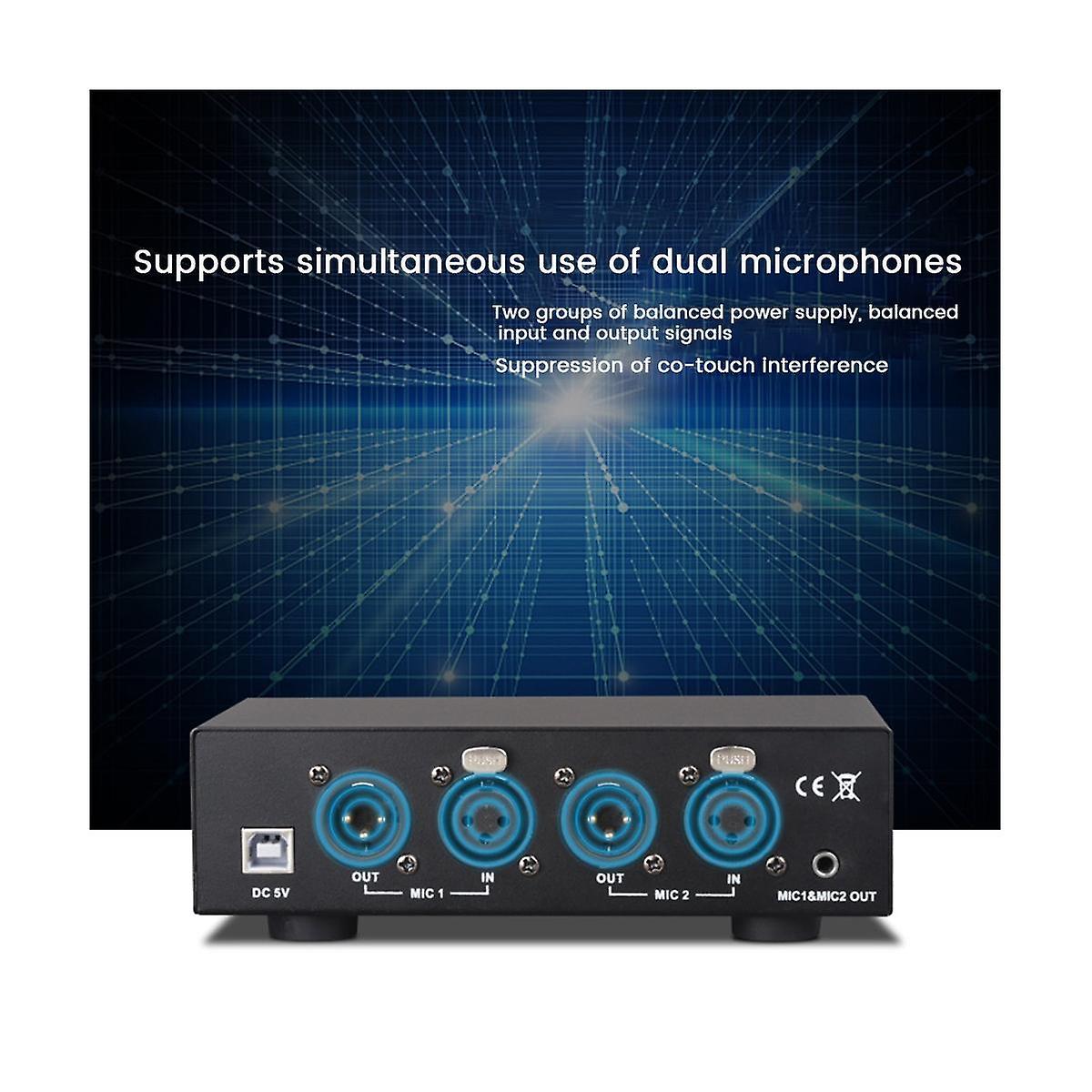 48v Usb Dual Mixed Output Phantom Power Supply For Condenser ...