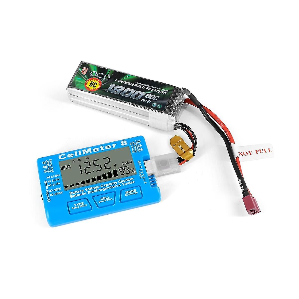 Rc Cellmeter 8 Digital Battery Capacity Checker Controller Tester ...