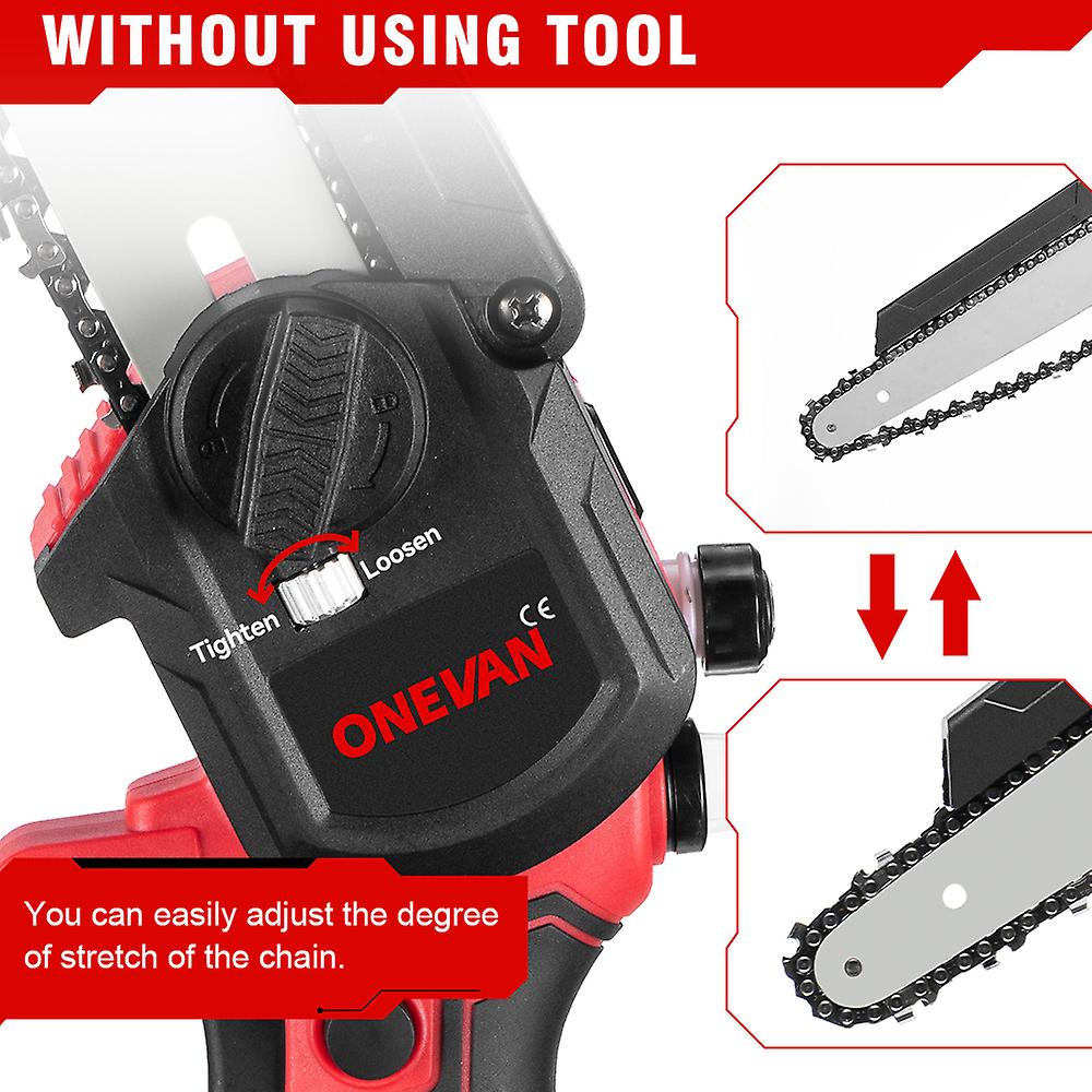 Onevan 8 Inch 4500w Brushless Electric Saw With Oil Can Cordless ...