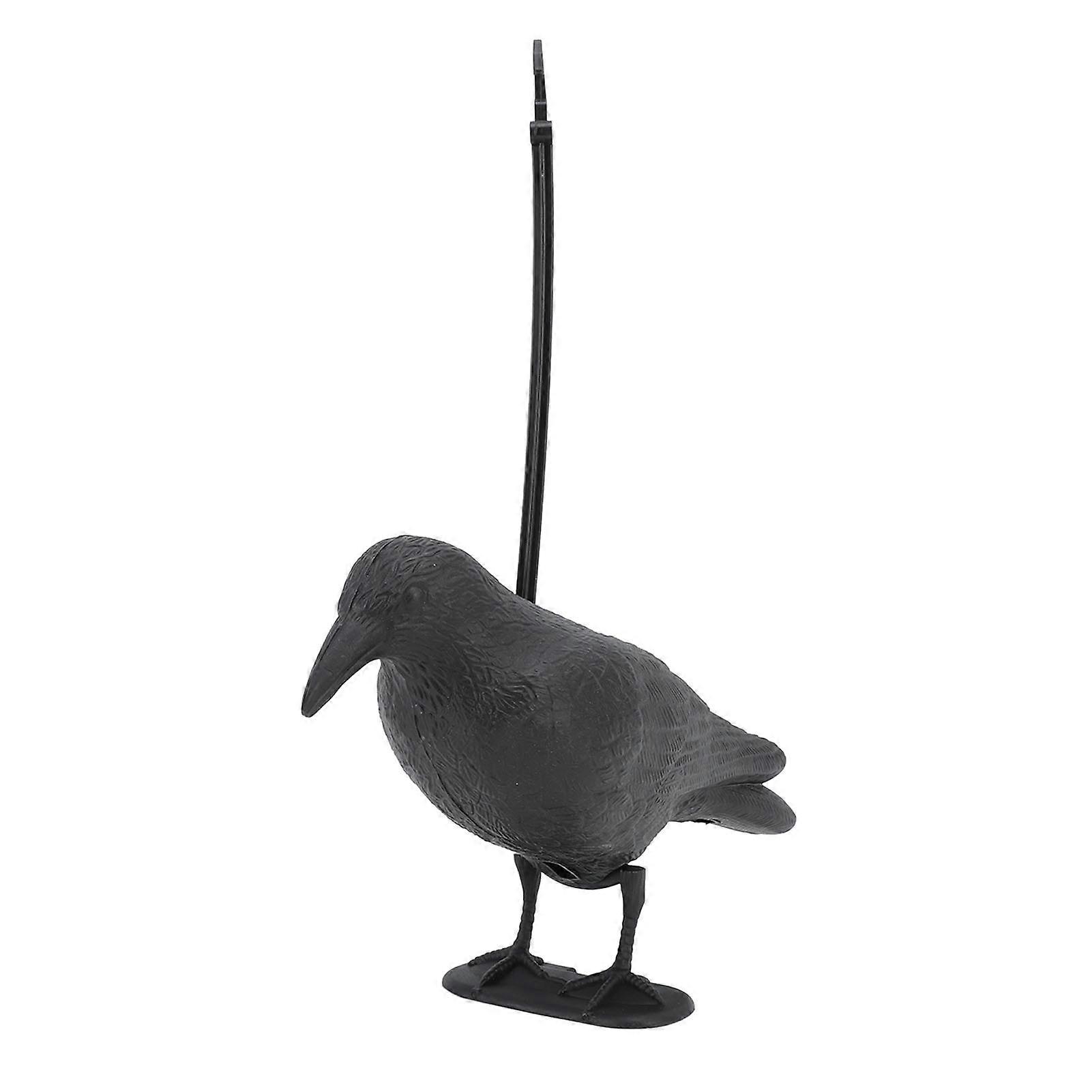 Crow Decoy Archery Target PE 3D Standing Crow Statue Realistic Practice ...