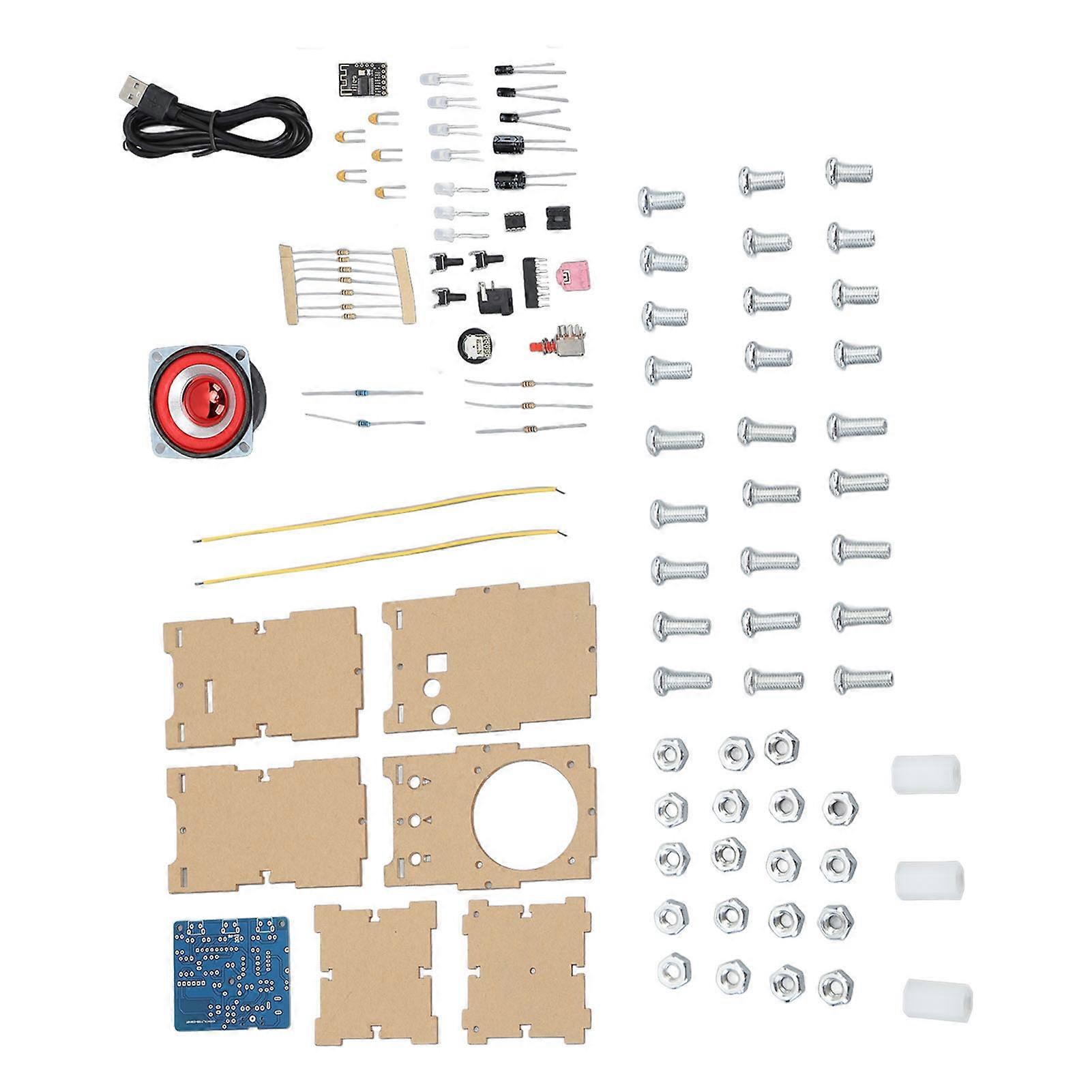 DIY Bluetooth Speaker Kit Electronic Sound Home Stereo Project Kit for ...