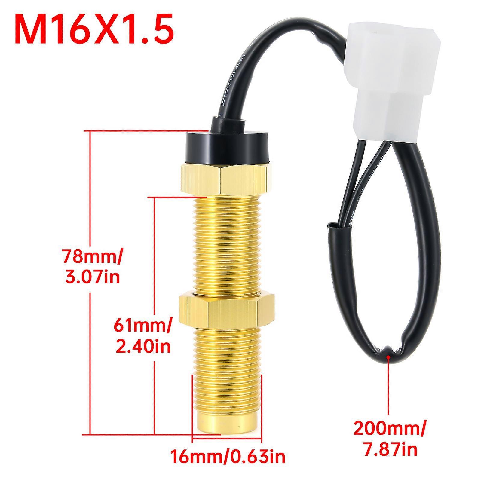 M16 M18 Tachometer Sensor RPM Tachometer 12V 24V Tacho Sender Sensor ...