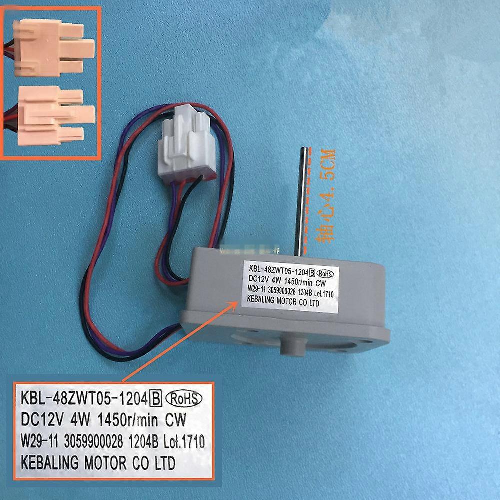 Applicable FOR TCL fan motor KBL-48ZWT05-1204 DC12V 4W 1450r/min CW W29 ...