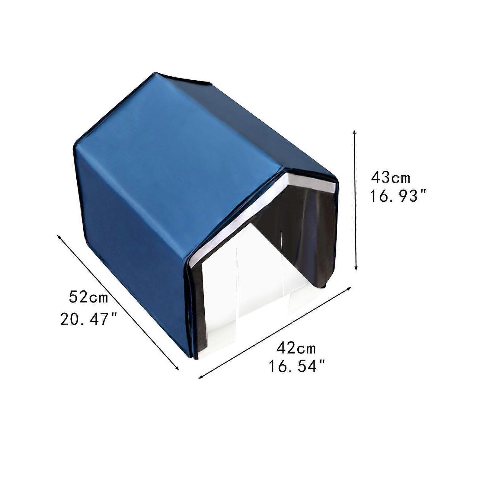 Cat Litter Box Cover Semi Closed Cats Litter Pan Cover for Small, Large ...