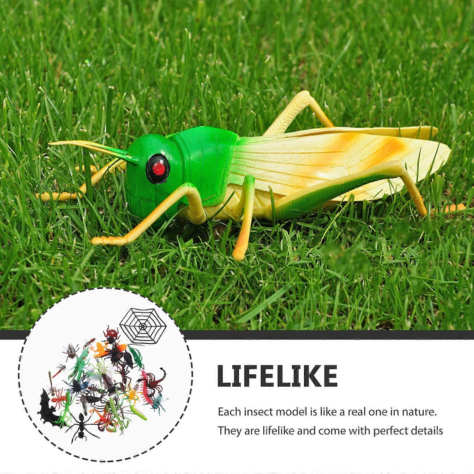 39pcs Fake Bugs Toy Mini Realistic Insects Toys Kids Toddlers ...