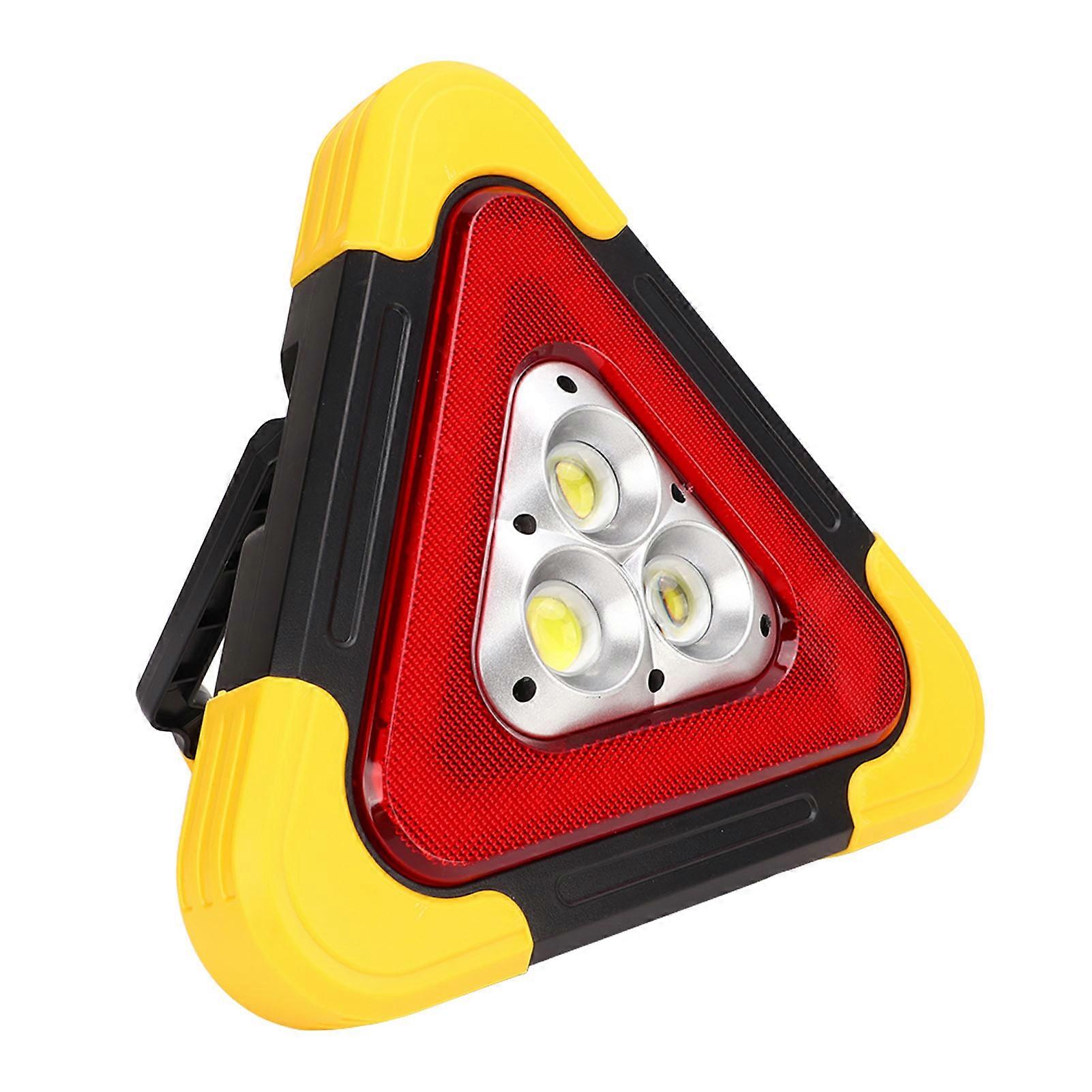 Triangle Warning Sign Triangle Car LED Work Light Road Safety Emergency ...