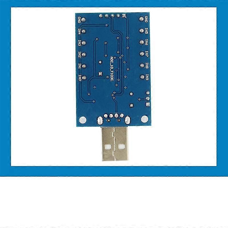 STM32F103C8T6 USB Interface 10 Channel 12Bit AD Sampling Data Acquisition STM32 UART ...