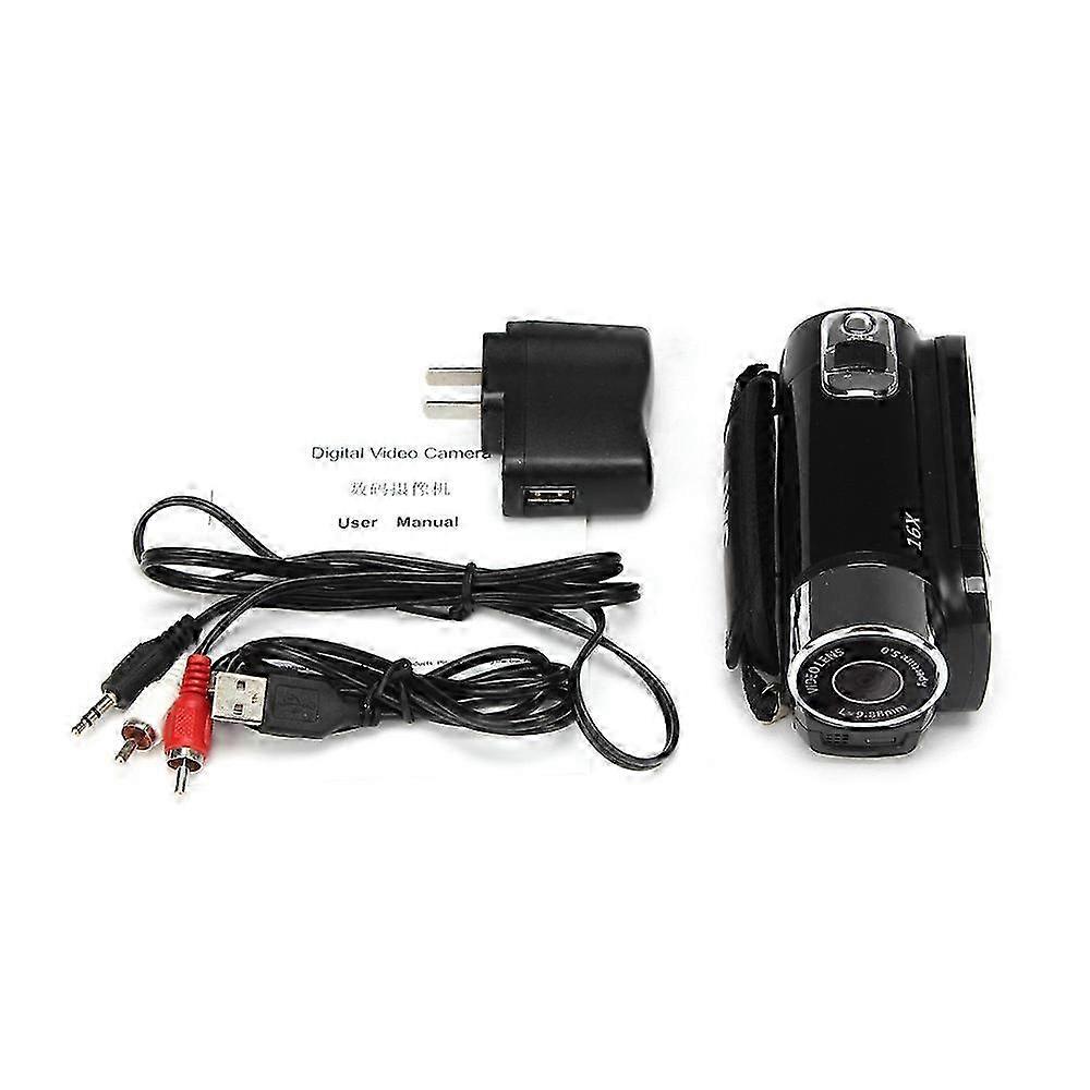 HD 1080P 16M 16X Digital Zoom Video Camcorder Camera DV Black | Fruugo UK