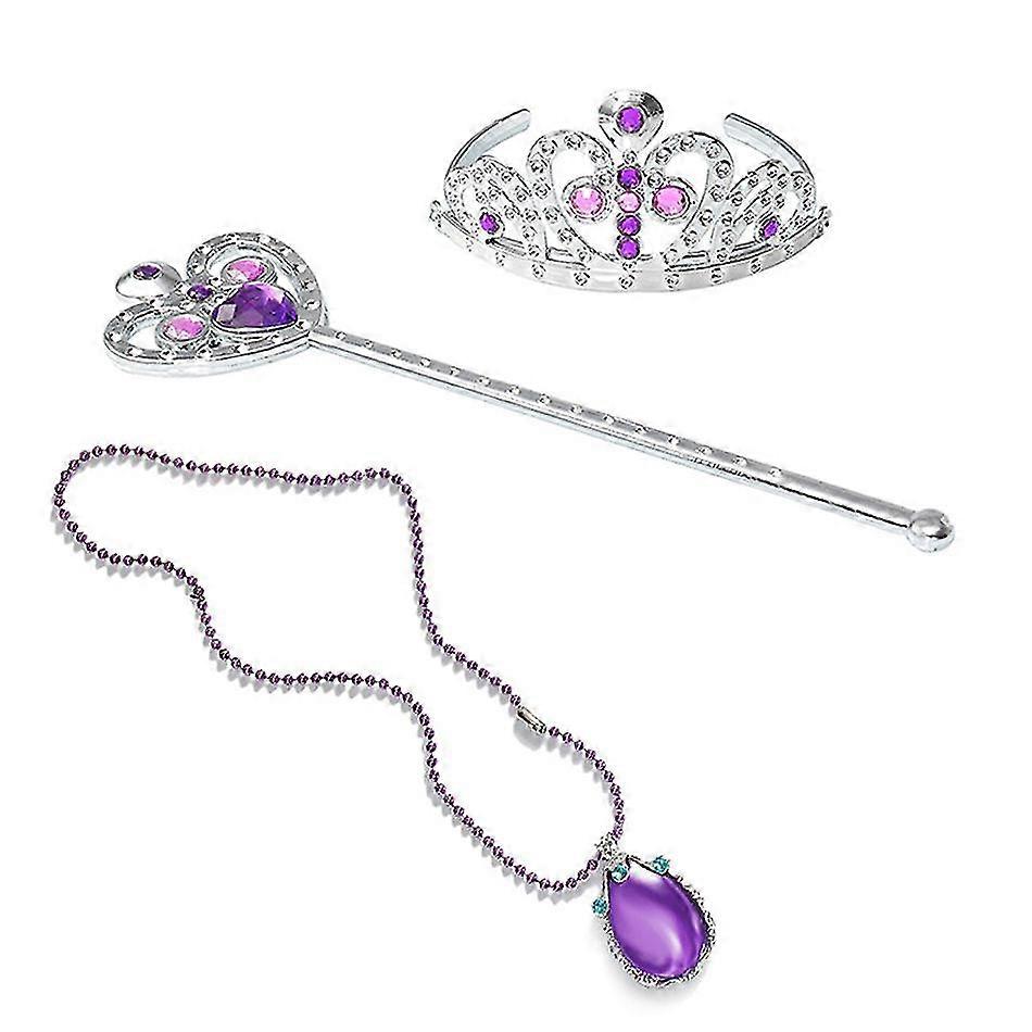 Disney Rapunzel Princess Gloves Wand Crown Jewelry Set Rapunzel Wig ...