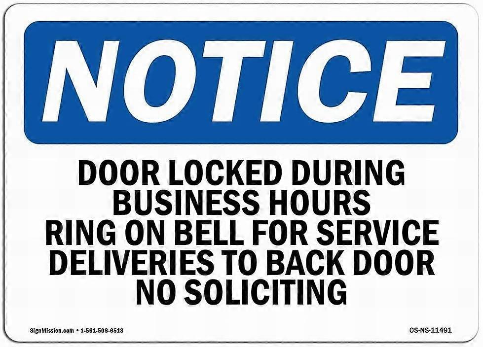 Letrero de seguridad 8x12 Señal de peligro Letrero de aviso de OSHA ...