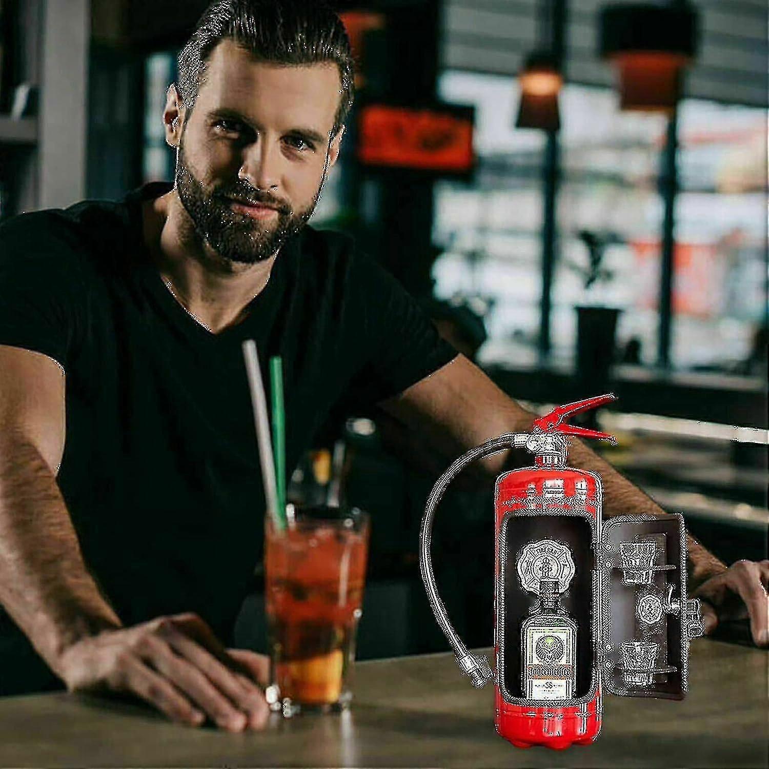 Fire Extinguisher Mini Bar For Fireman Handmade Bar Fire Extinguisher ...