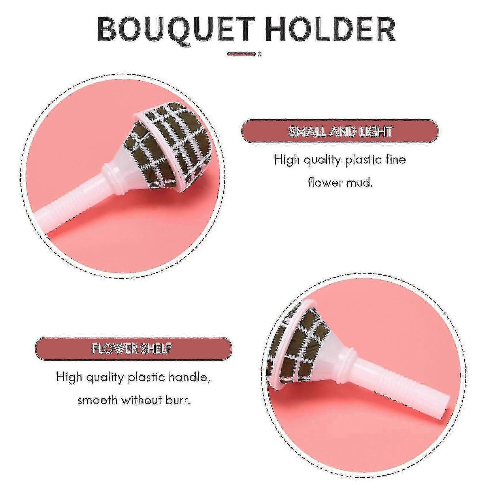 12 Pieces Floral Foam Oasis Bouquet Posy Holder For Wedding Bridal ...