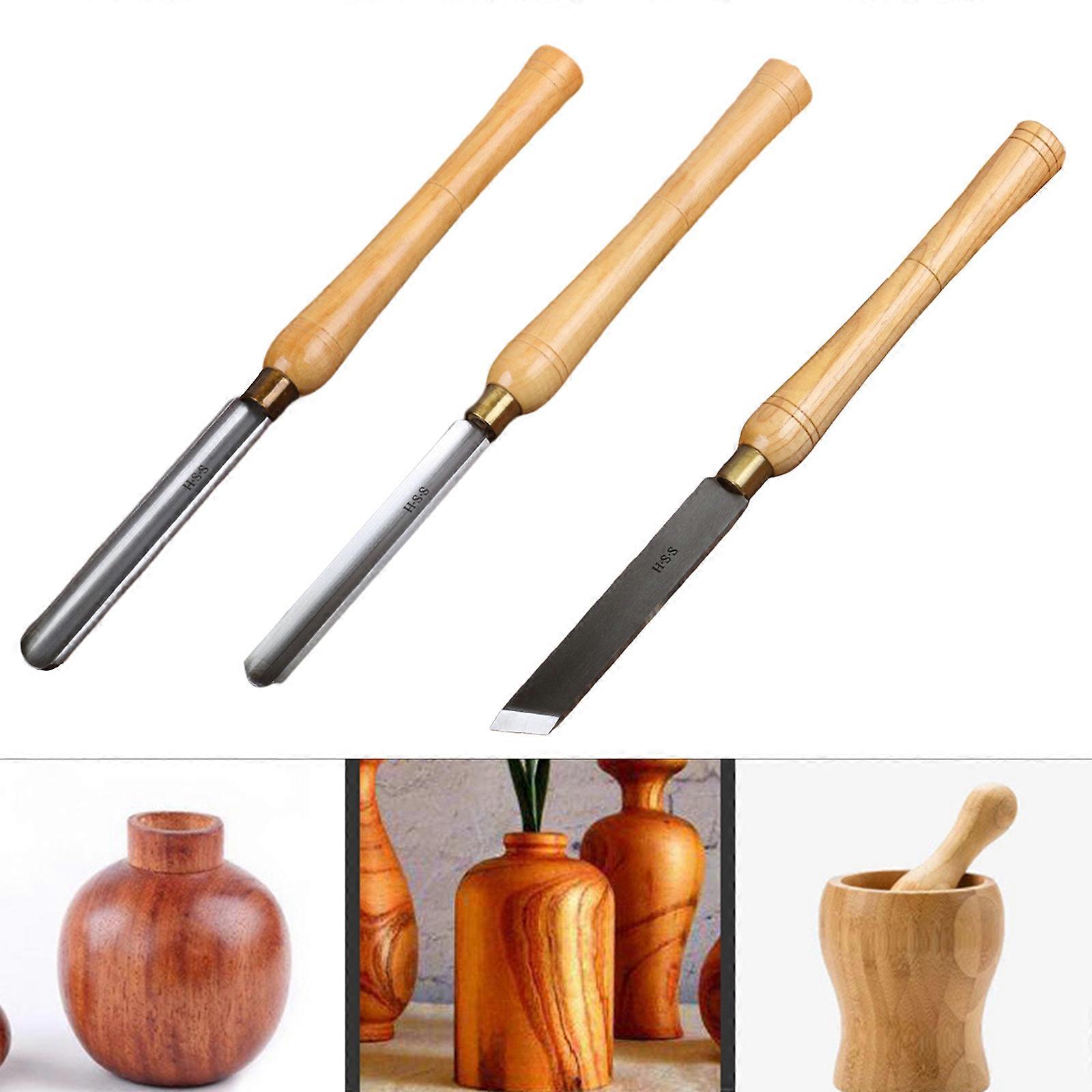 8/15/22/25mm Woodturning Bowl Gouge HSS High Speed Steel Spindle Gouge ...