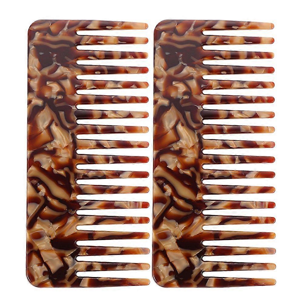 2pcs Combs Fashionable Acetate Combs Anti-static Hair Combs Hair ...