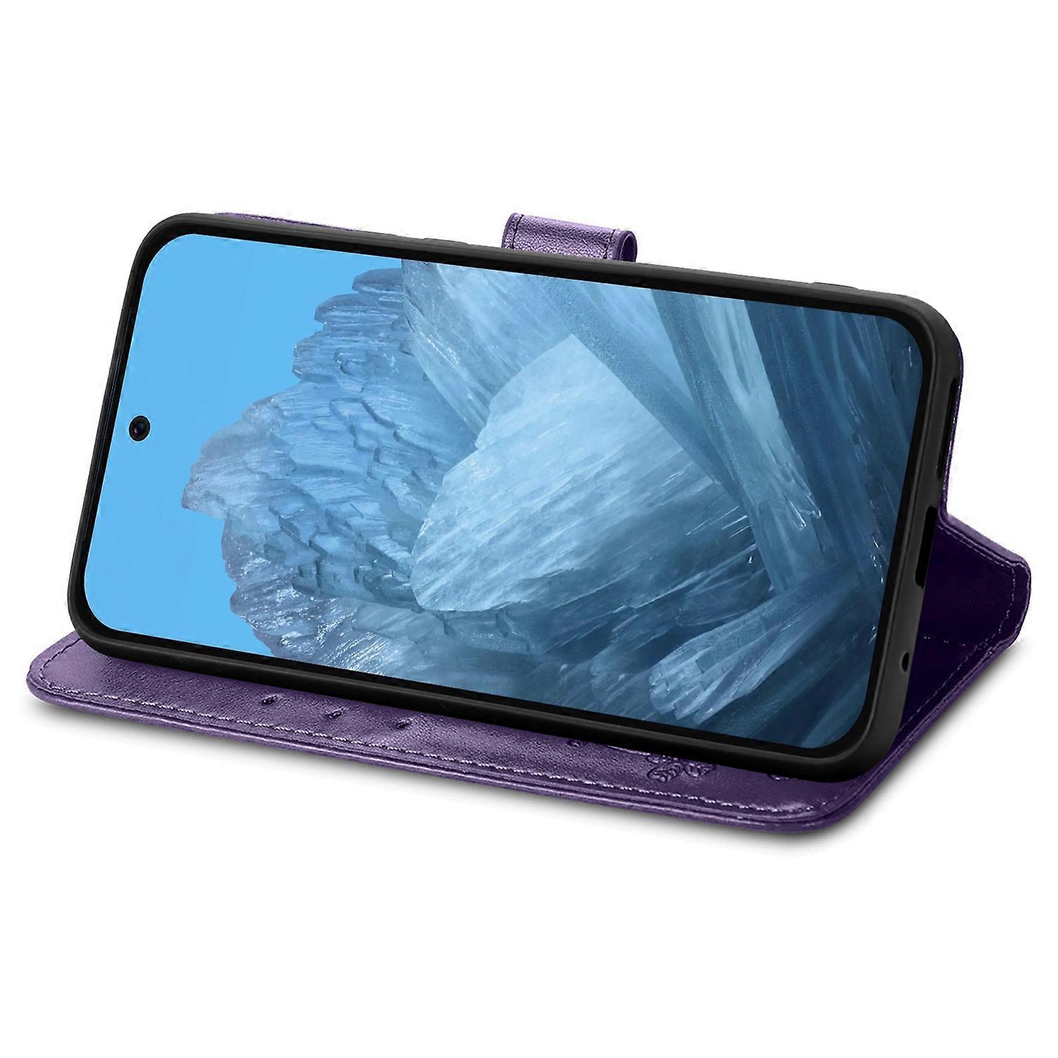 For Motorola Moto G56 5G Leather Case Four-Leaf Clover Wallet Phone ...