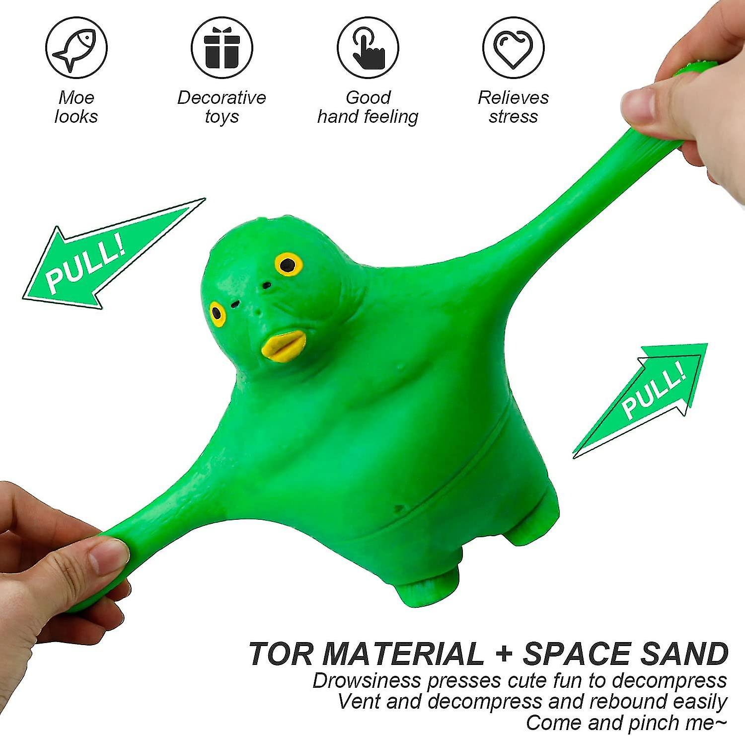 Funny Green Anti-stress Toys,portable Squeeze Sensory Toys For Adults ...
