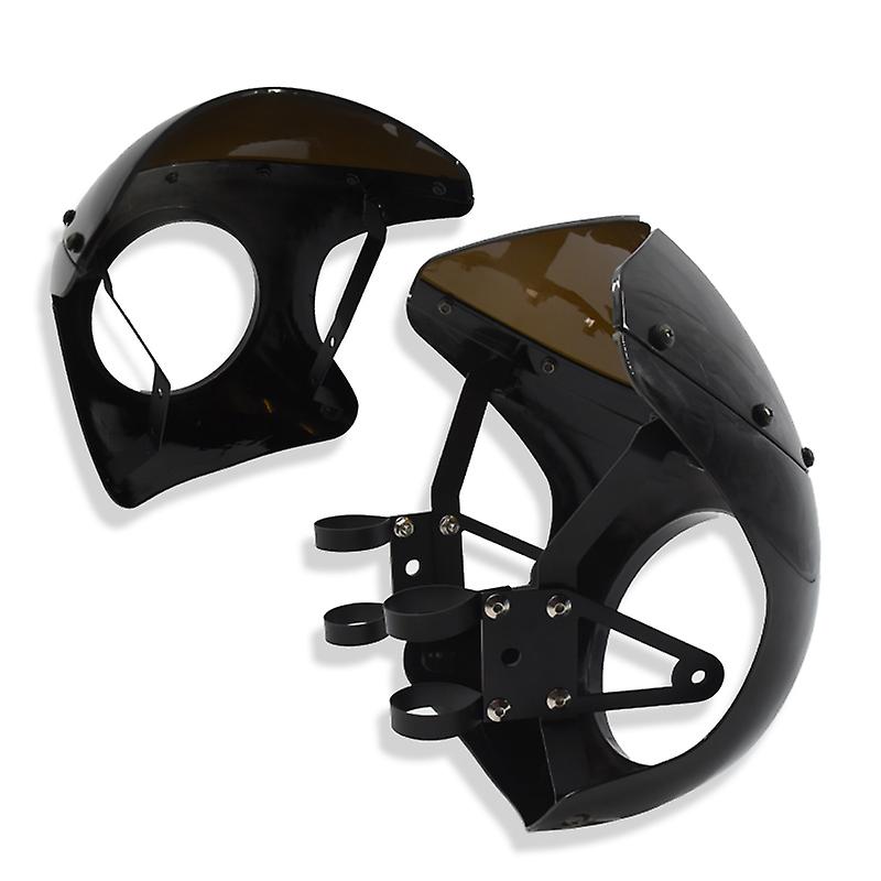 Plastic Windscreen Windshield Motorcycle Wind Deflector Headlight ...
