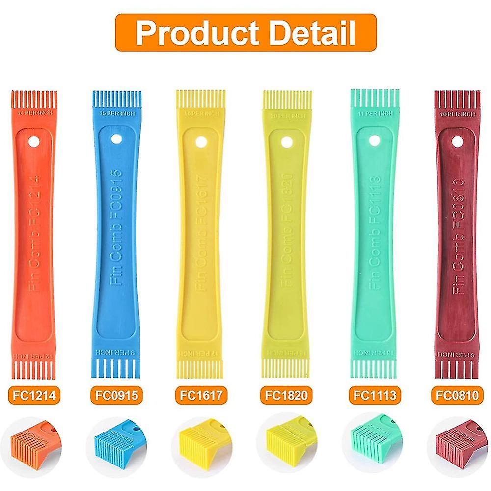 Fcr6 Ring Fin Comb Set, Air Conditioner Fin Comb Straighten Evaporator ...