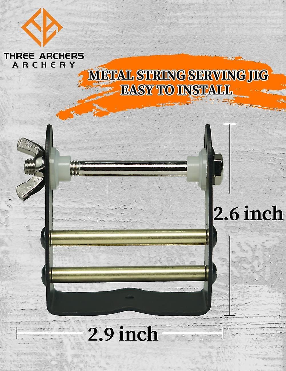 Bowstring Serving Thread String Serving Jig 120 Yard/110m Archery String Material Tool For Tying ...