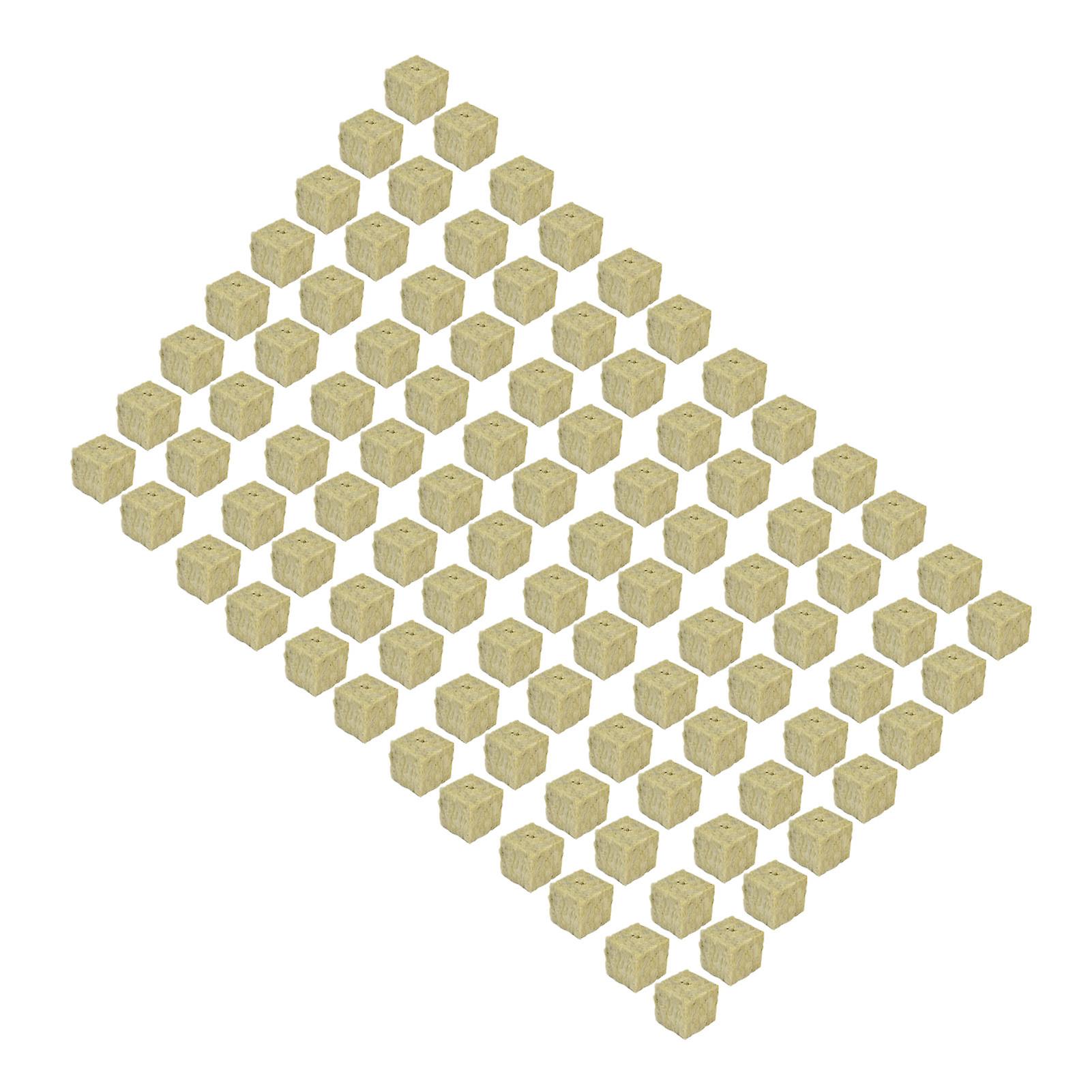 Touch Stonewool Grow Block 96PCS Plant Seedling Block Stonewool Grow ...