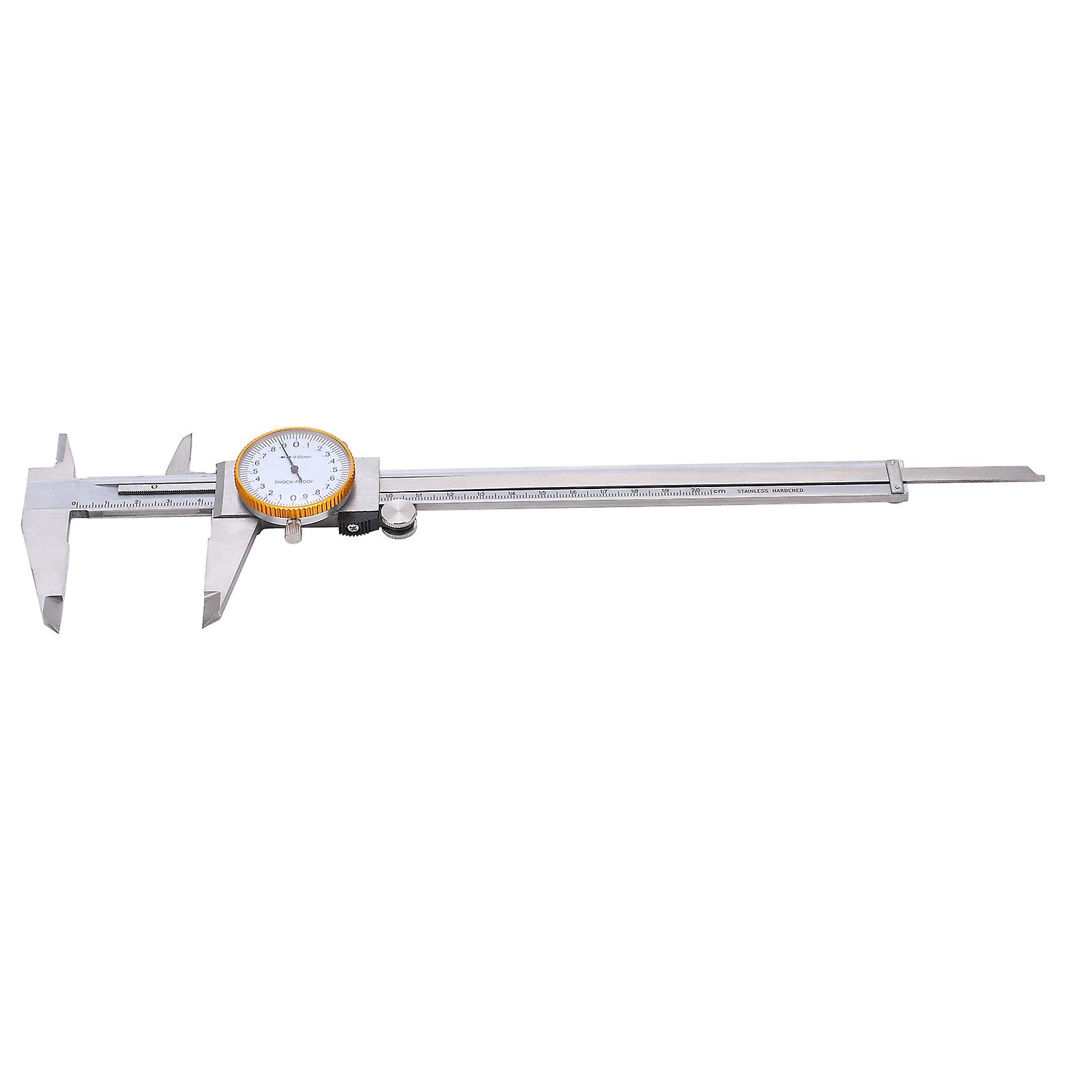 Dial Caliper with Depth Rod for Measurement 0 - 200mm Manual Gauge with ...