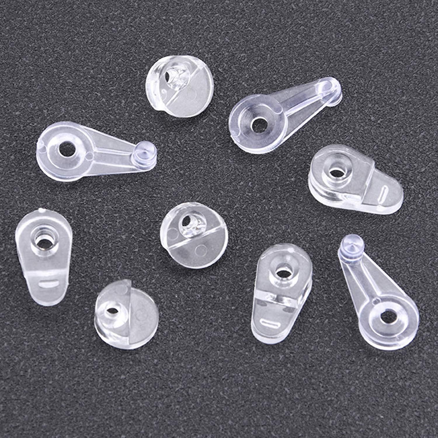 30Pcs Glass Clips Compact Sturdy Transparent Body Practical Mirror ...