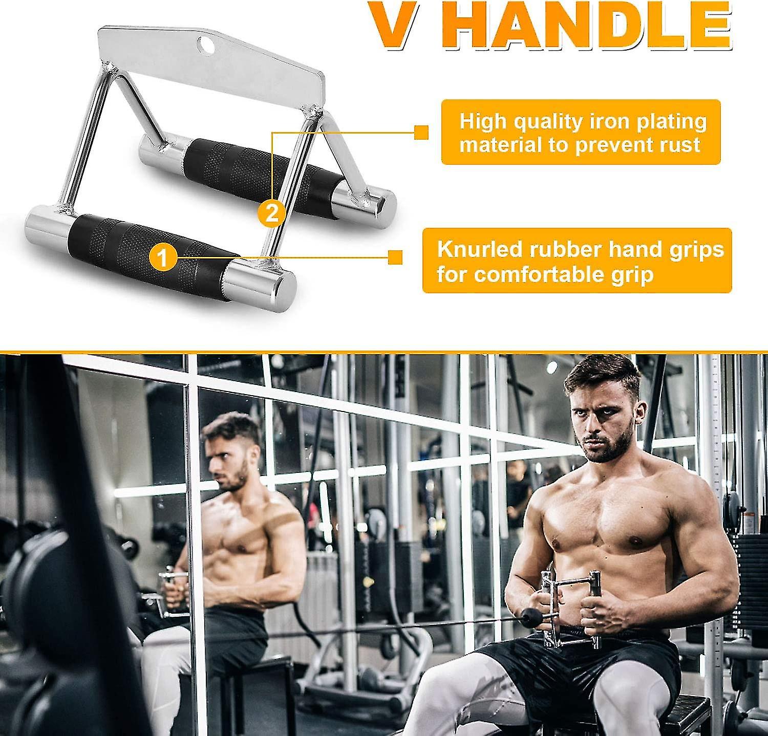 Cable Machine Attachments Fitness Machine Accessories|4-piece Set ...