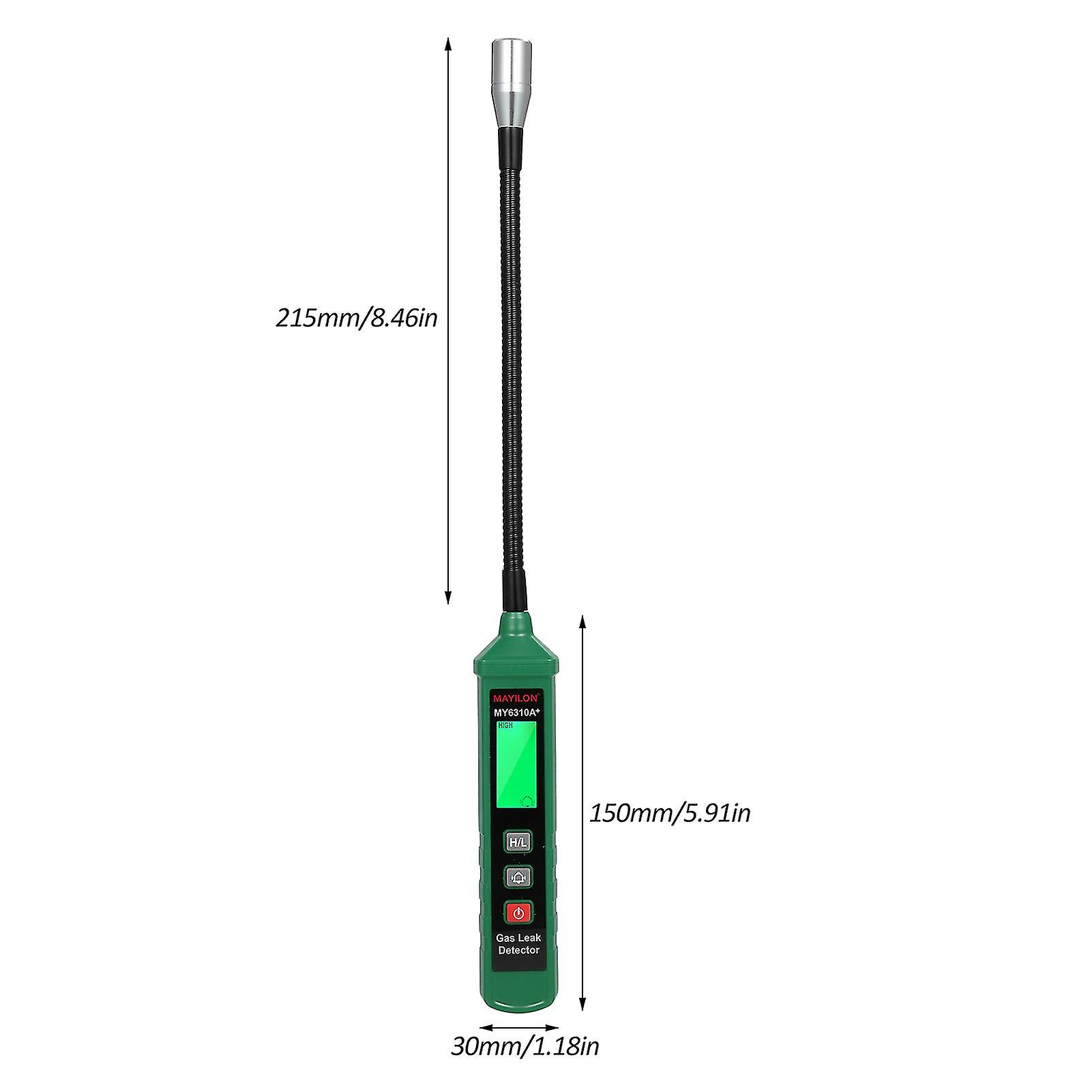 MAYILON Gas Leak Detector Natural Gas Detector with 8-inch Probe ...