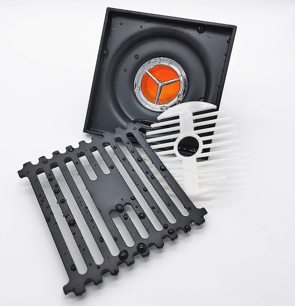 Stainless Steel Square Drain Drain Cover Anti-Odor Straight Floor Drain ...