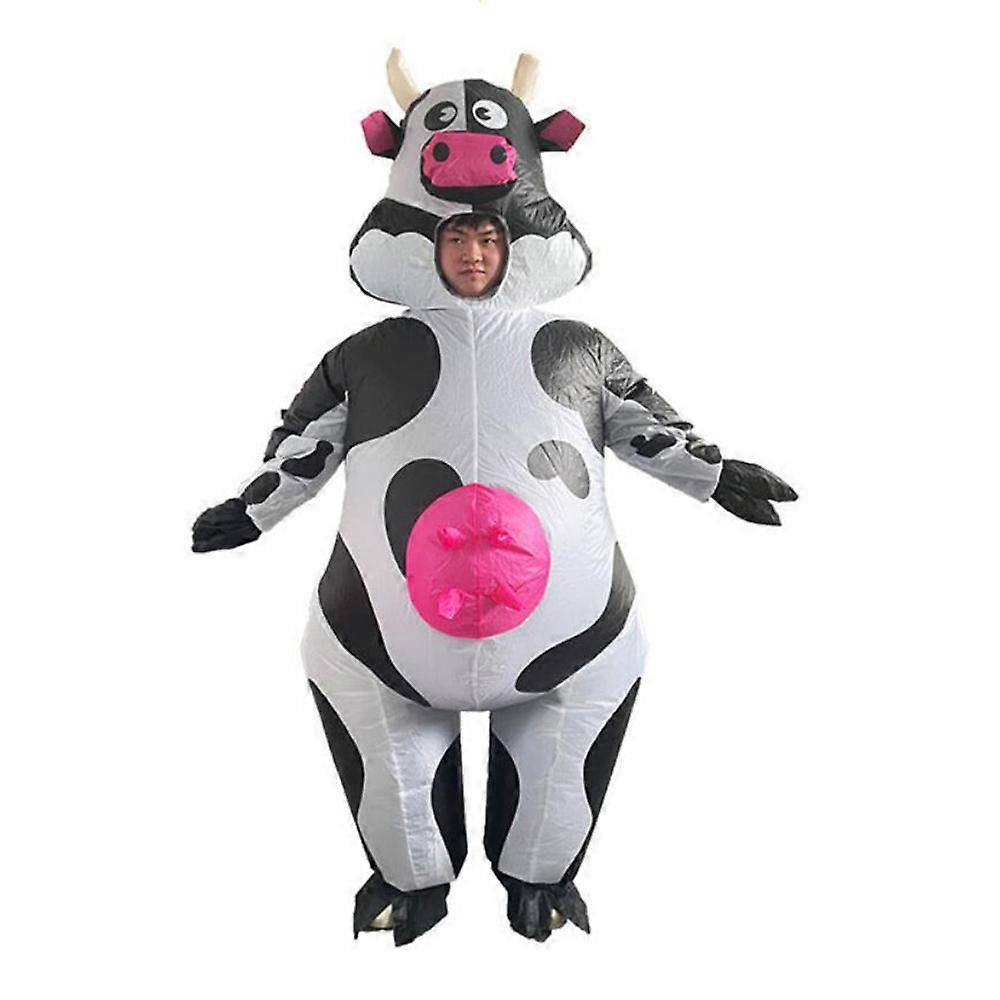 Inflatable Suit Cow Blow Up Outfit Dairy Cow Inflatable Costumes Dairy ...